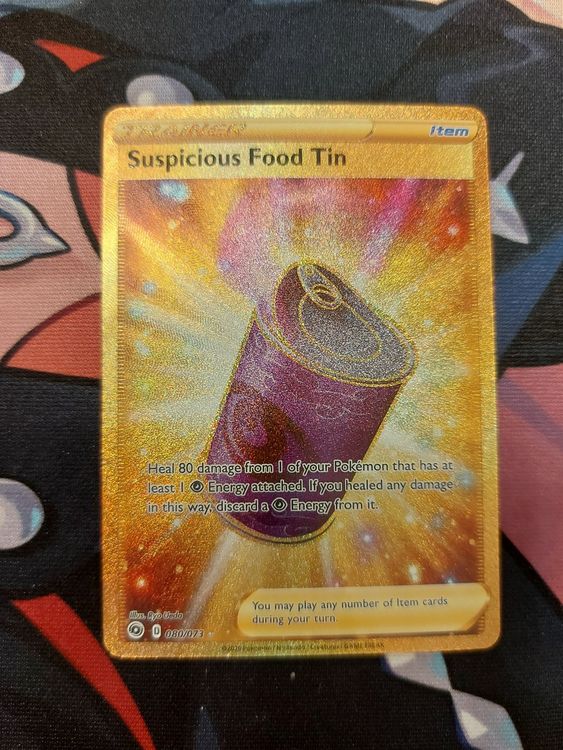 Suspicious Food Tin #080 Gold card. Champion's path | Kaufen auf Ricardo