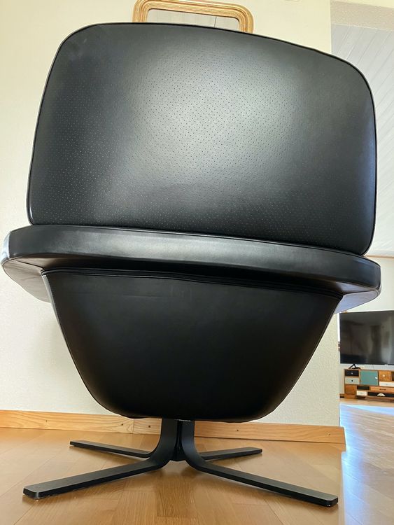 Relax-Sessel Blake Soft von Minotti Leder schwarz (Gebraucht) in ...