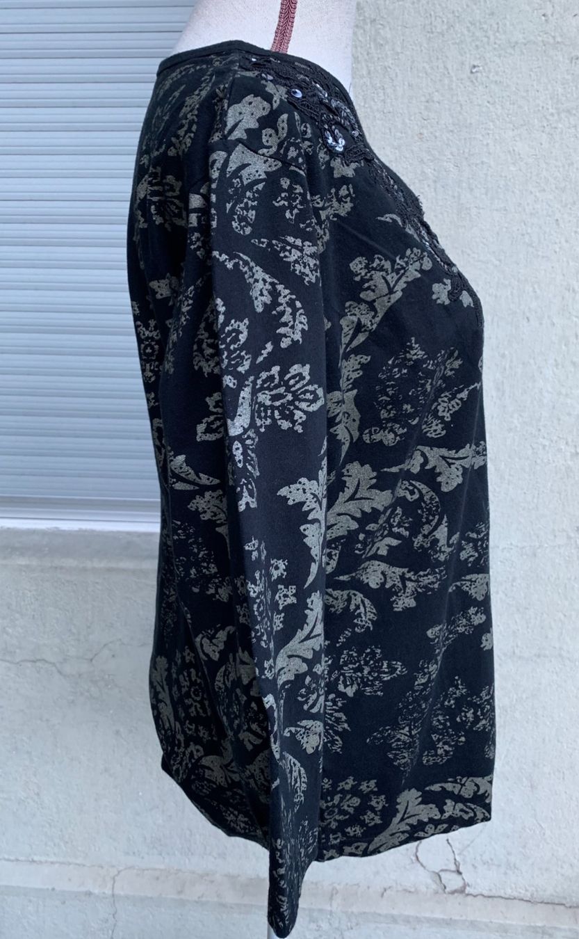 Superbe pull coton ME FASHION broderie et séquins t.42 (Neuf (Voir ...