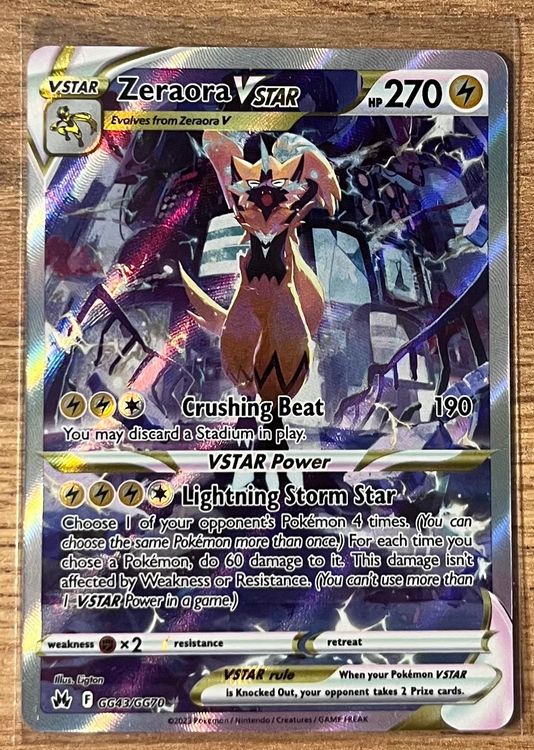 Zerarora VSTAR GG43 Pokemon Crown Zenith | Kaufen auf Ricardo