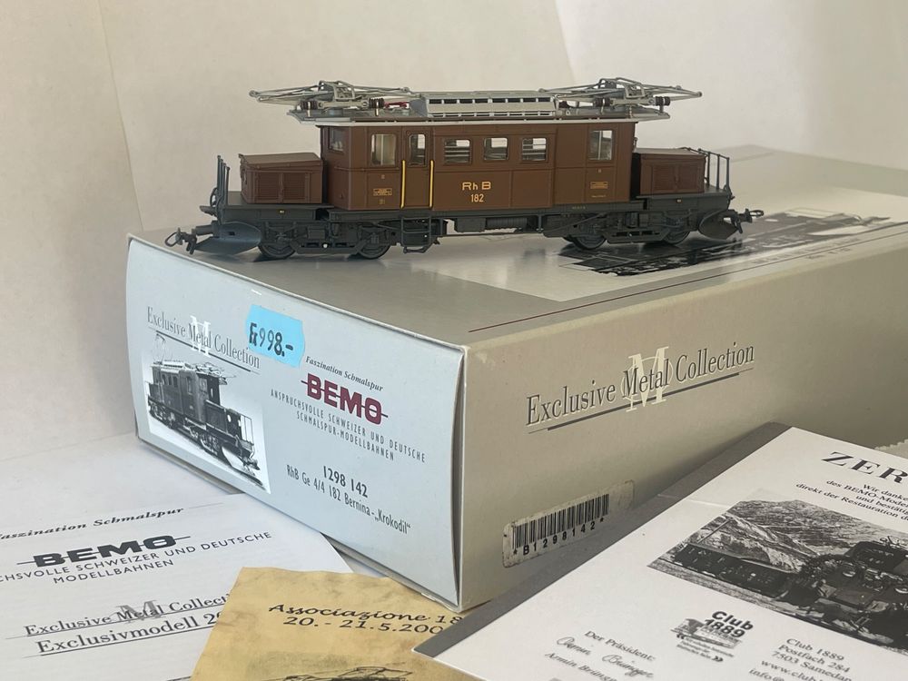 BEMO Metal Collection 1298 142 H0m: RhB Ge 4/4 182 (Neu und ...