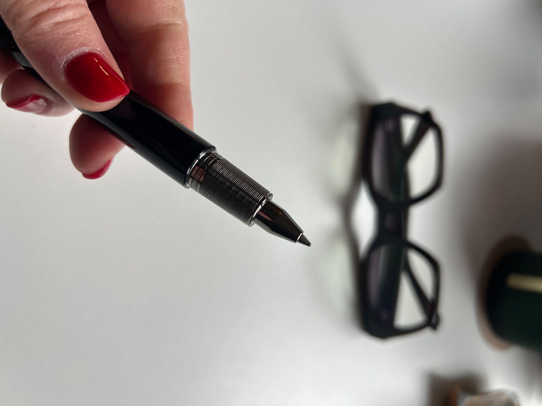 Stylo Montblanc rollerball original, noir, en excellent état (Gebraucht ...