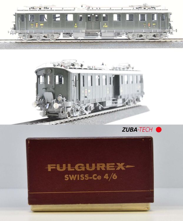 Fulgurex Triebwagen Ce 4/6 SBB H0 GS Analog Messing mit OVP | Acheter ...