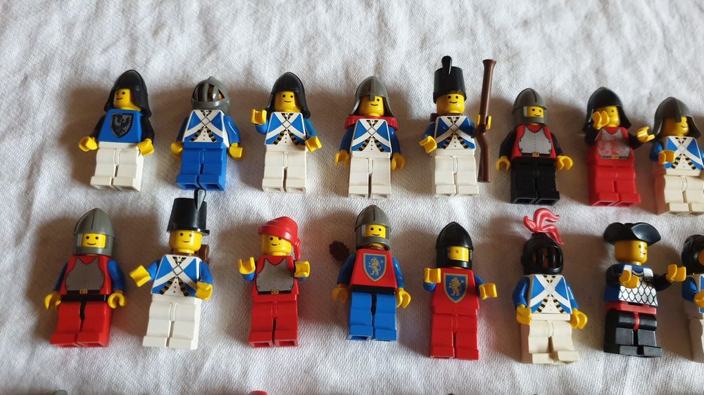 45 LEGO Ritter Piraten Ritterfiguren Castle System 80er 90er (Gebraucht ...