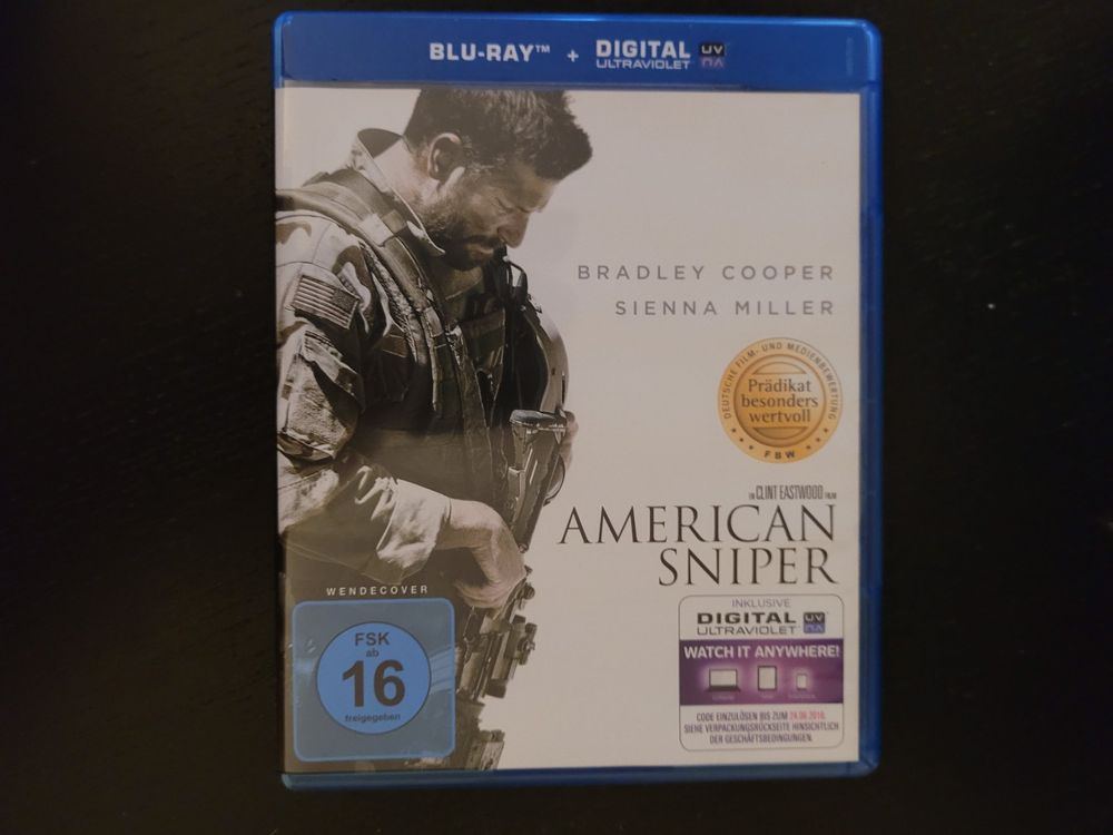 American sniper mit bradley cooper von clint eastwood (Gebraucht) in ...