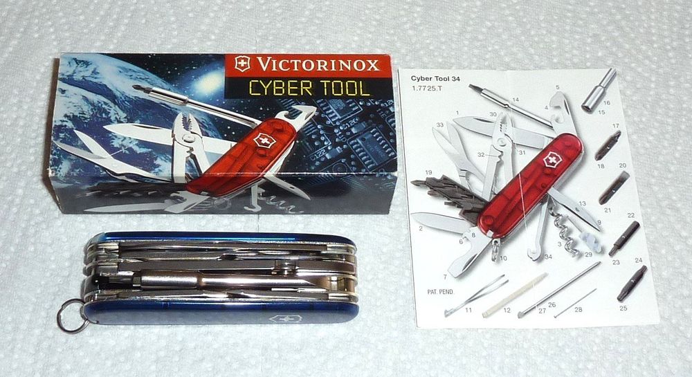 Victorinox Cyber Tool blau Taschenmesser Sackmesser neu (Neu (gemäss ...