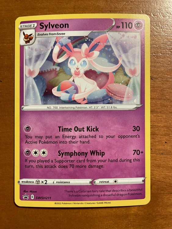 Pokemon Sylveon Holo (Versand gratis) (Neu (gemäss Beschreibung)) in ...