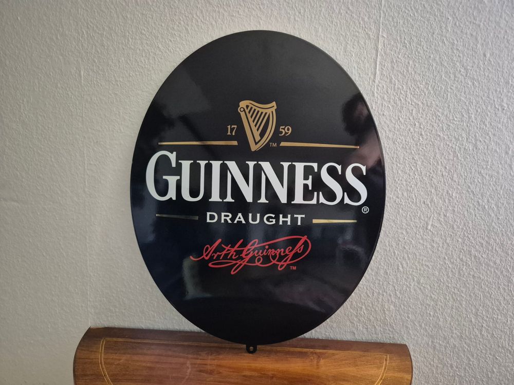 Grosses Emailschild Guinness Irish Beer Bier Emaille Schild (Gebraucht ...