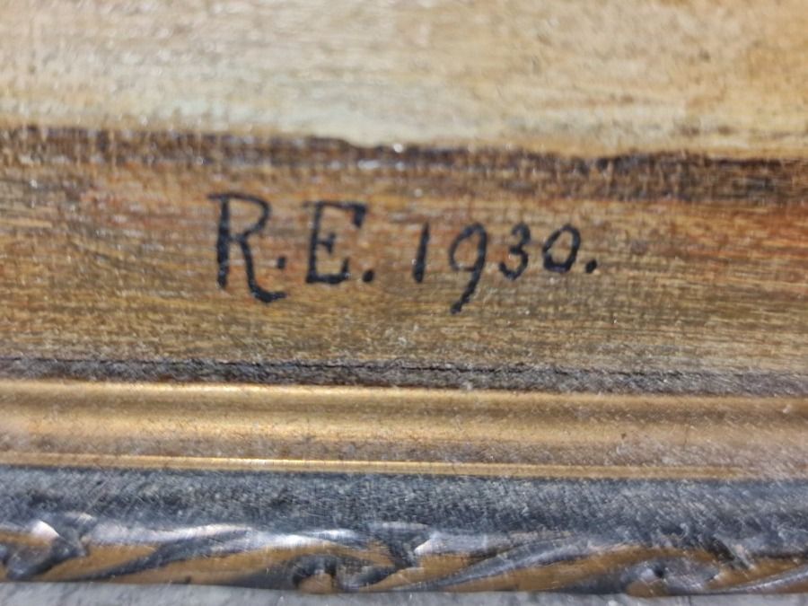 Gemälde Signiert R.E. 1930 (Neu (gemäss Beschreibung)) in Kriens für CHF 5 – mit Lieferung auf ...