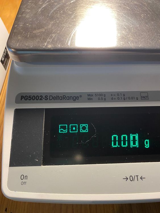 Mettler Toledo PG5002-S Delta Range Eichwaage mit Drucker (Gebraucht ...