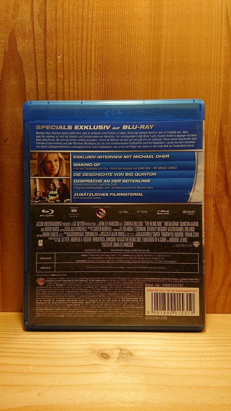 BLIND SIDE Die grosse Chance Blu-Ray mit Sandra Bullock (Gebraucht) in Wilderswil für CHF 3.9 ...