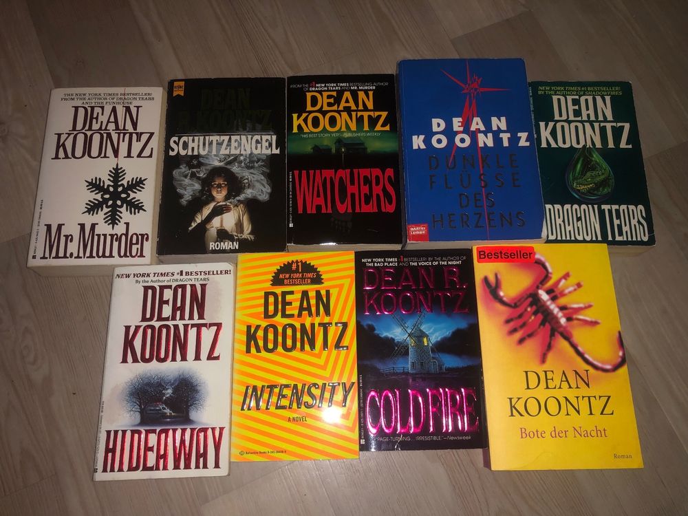 9 Dean Koonz Bücher Horror (Gebraucht) in Diepoldsau für CHF 20 – mit ...