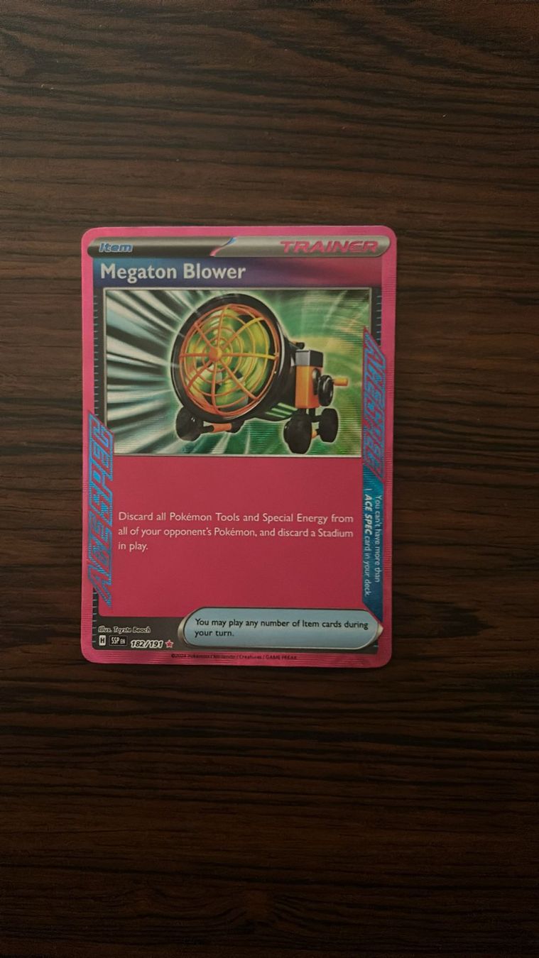 Pokemon Megaton Blower ACE Rare Surging Sparks English NM (Gebraucht ...