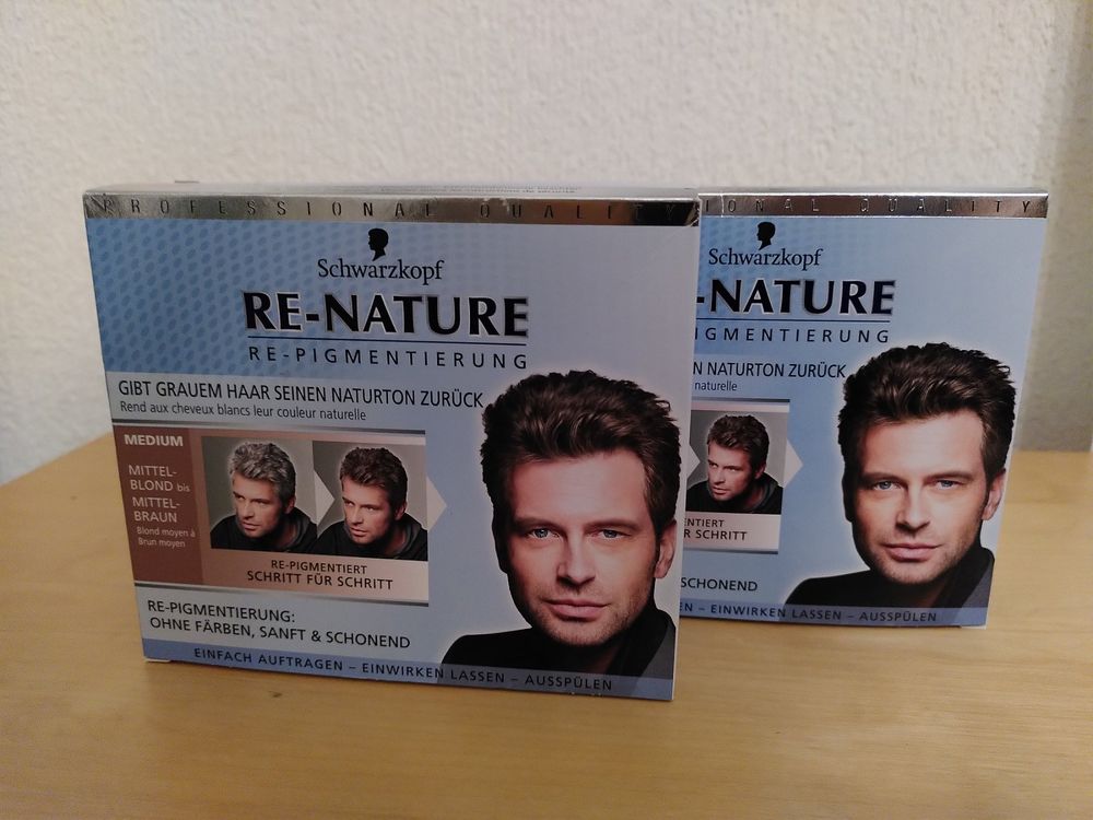 2x Schwarzkopf Re-nature Medium | Kaufen auf Ricardo