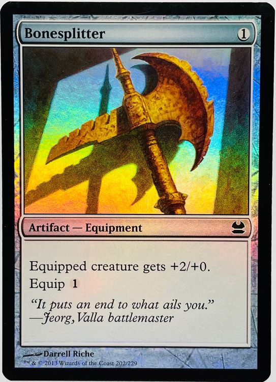 MTG - Bonesplitter (FOIL) | Kaufen auf Ricardo