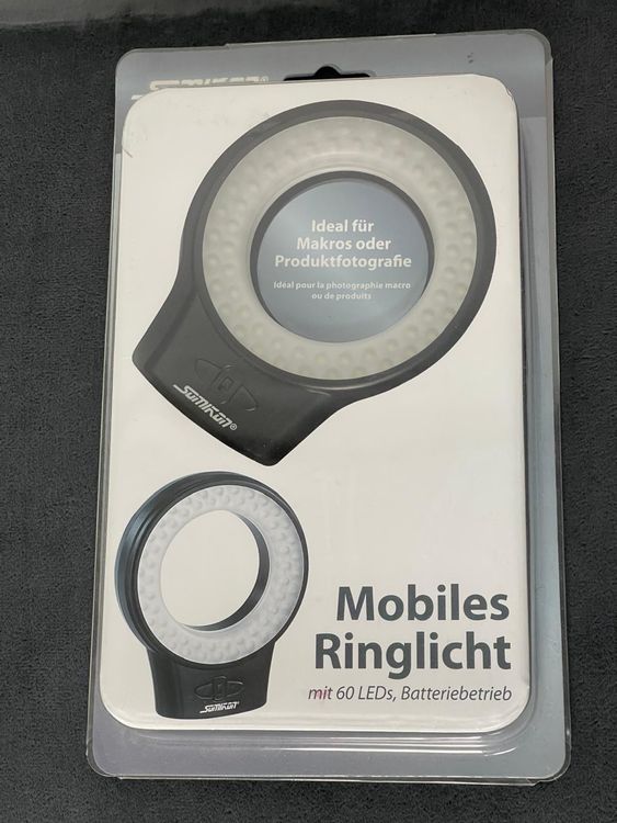 Ringlicht mit 60 LEDs für Makrofotografie (Neu und originalverpackt) in ...