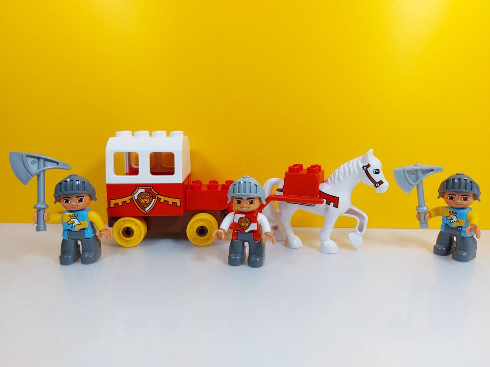 LEGO Duplo 3 Ritter mit Kutsche (Gebraucht) in St.Gallen für CHF 18 ...
