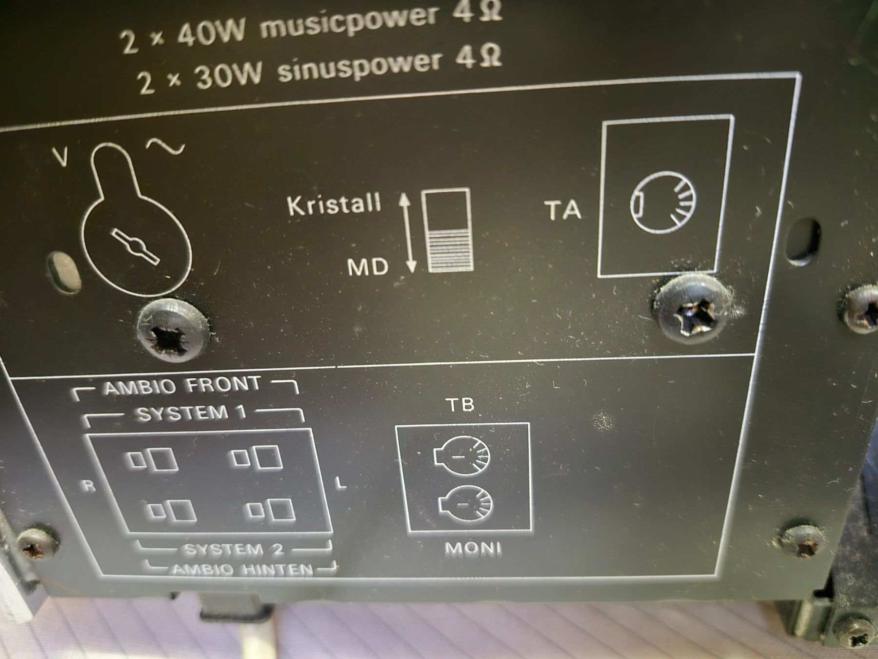 Philips 720 Hi-Fi Stereo-Anlage, 2x 40 Watt (Gebraucht) in Langendorf ...