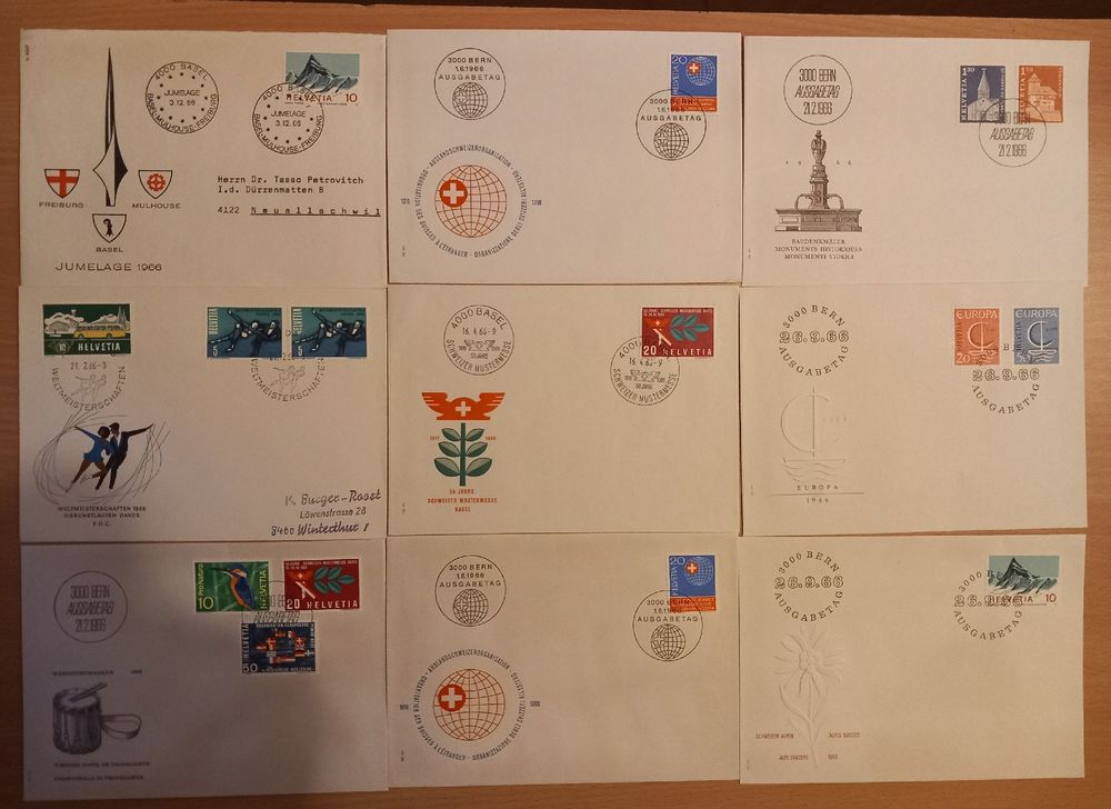 FDC 1966 (X9) | Kaufen auf Ricardo