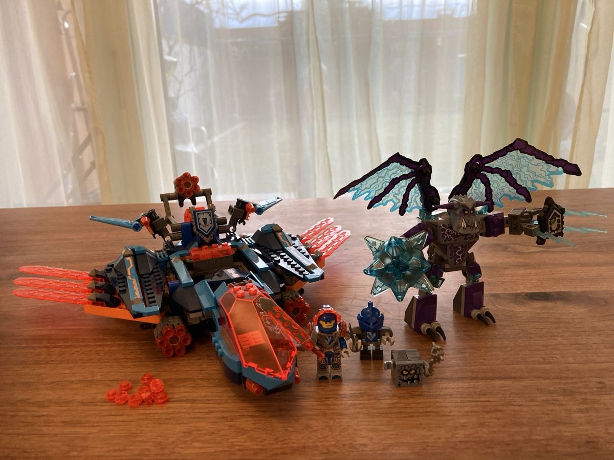 Clay’s Falcon Fighter Blaster - Lego Nexo Knights - 70351 (Gebraucht ...