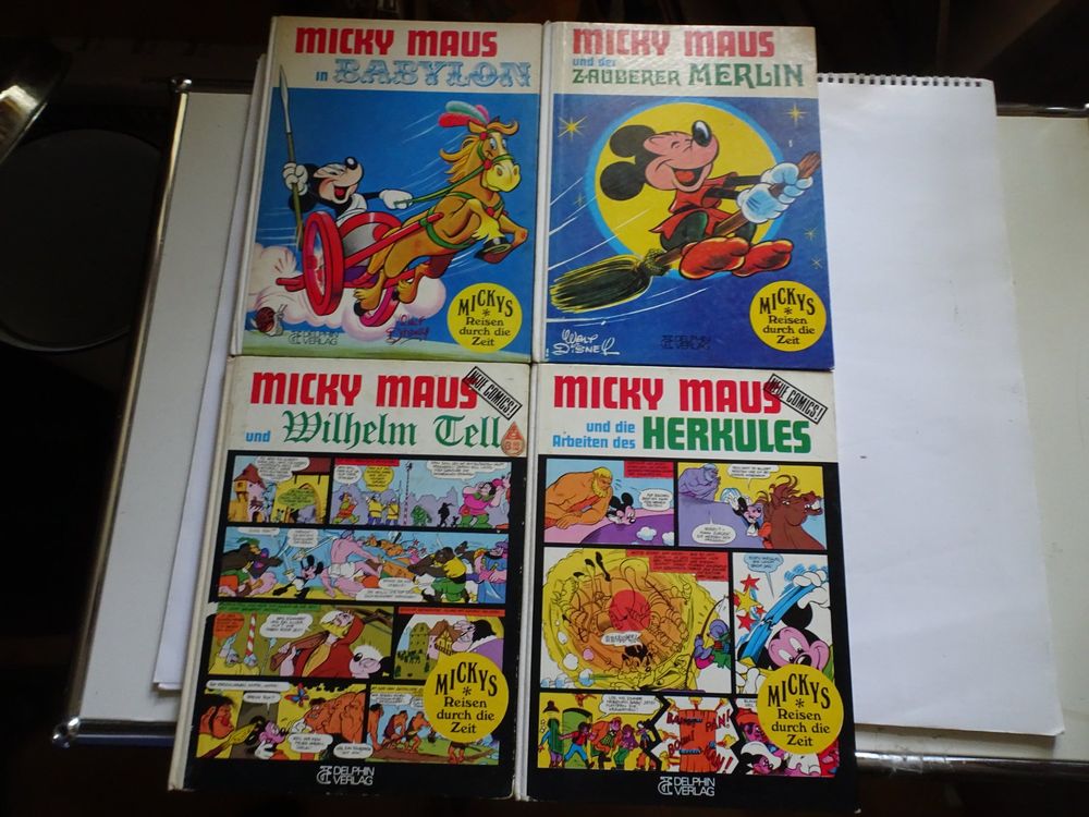 Micky Maus Klassiker, 4 Bände, Rarität! (Gebraucht) in Schönenwerd für ...