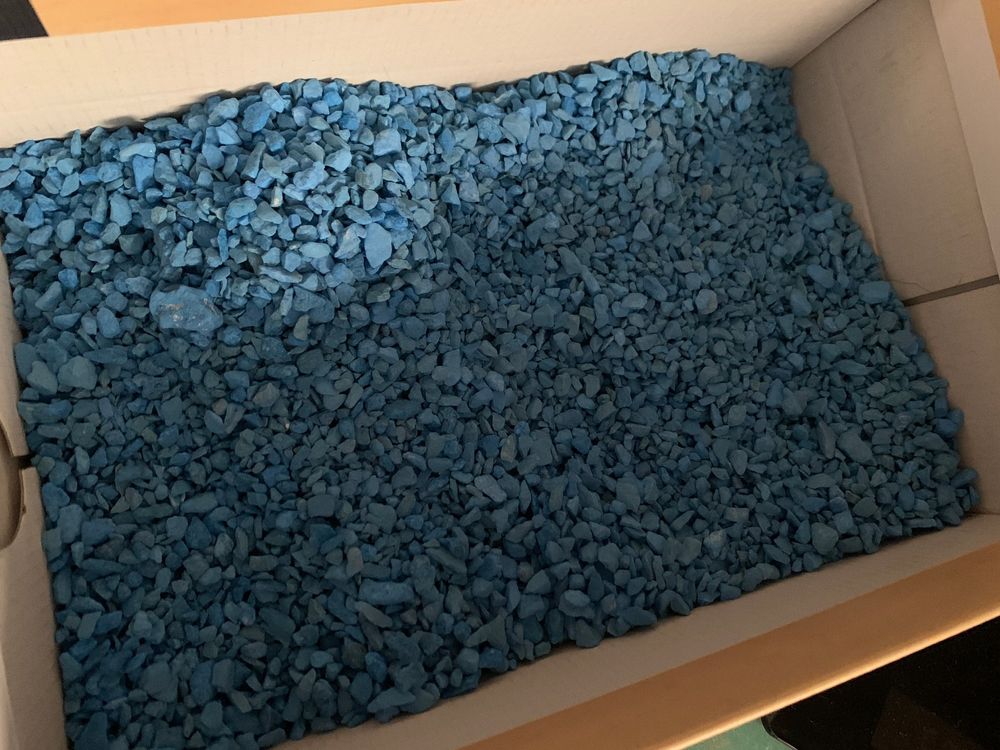 Dekostein Granulat blau | Kaufen auf Ricardo