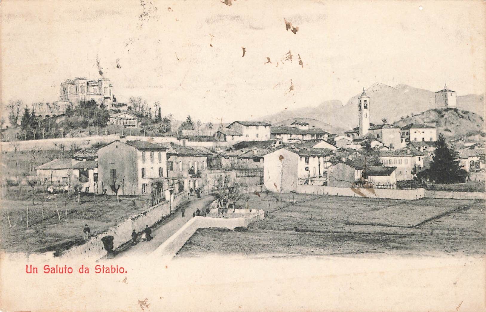 Stabio (TI) veduta del villaggio con chiesa (Usato) a Biasca per CHF 23 ...