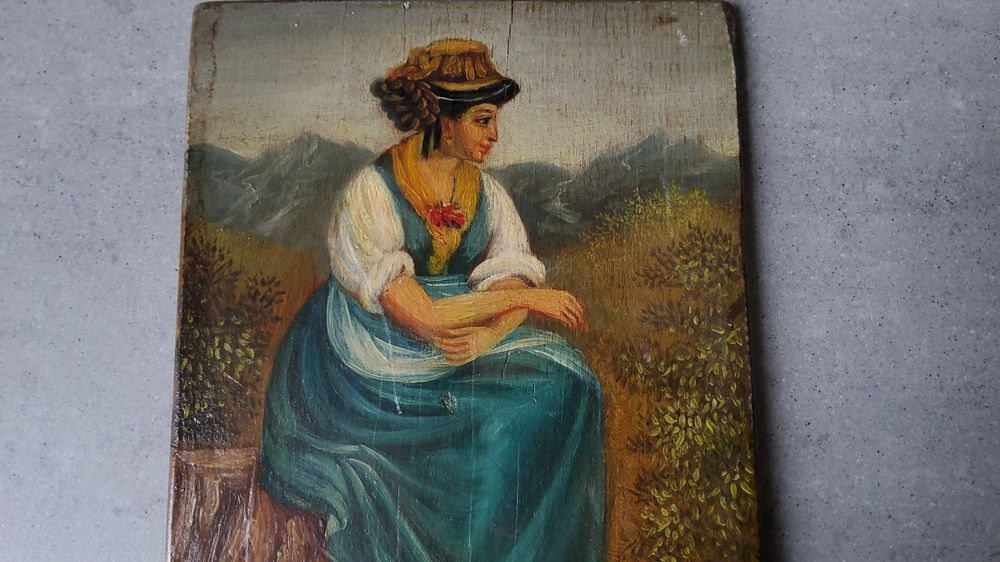 Ancien tableau sur bois | Kaufen auf Ricardo