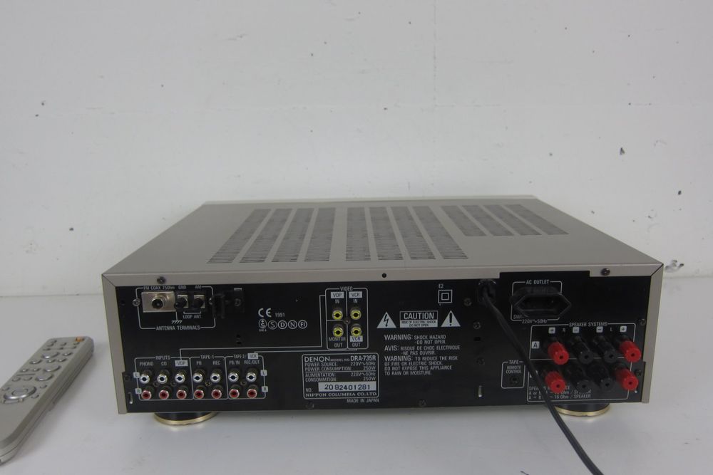 Denon DRA-735R Stereo Receiver mit 2x 130 W DIN | Acheter sur Ricardo
