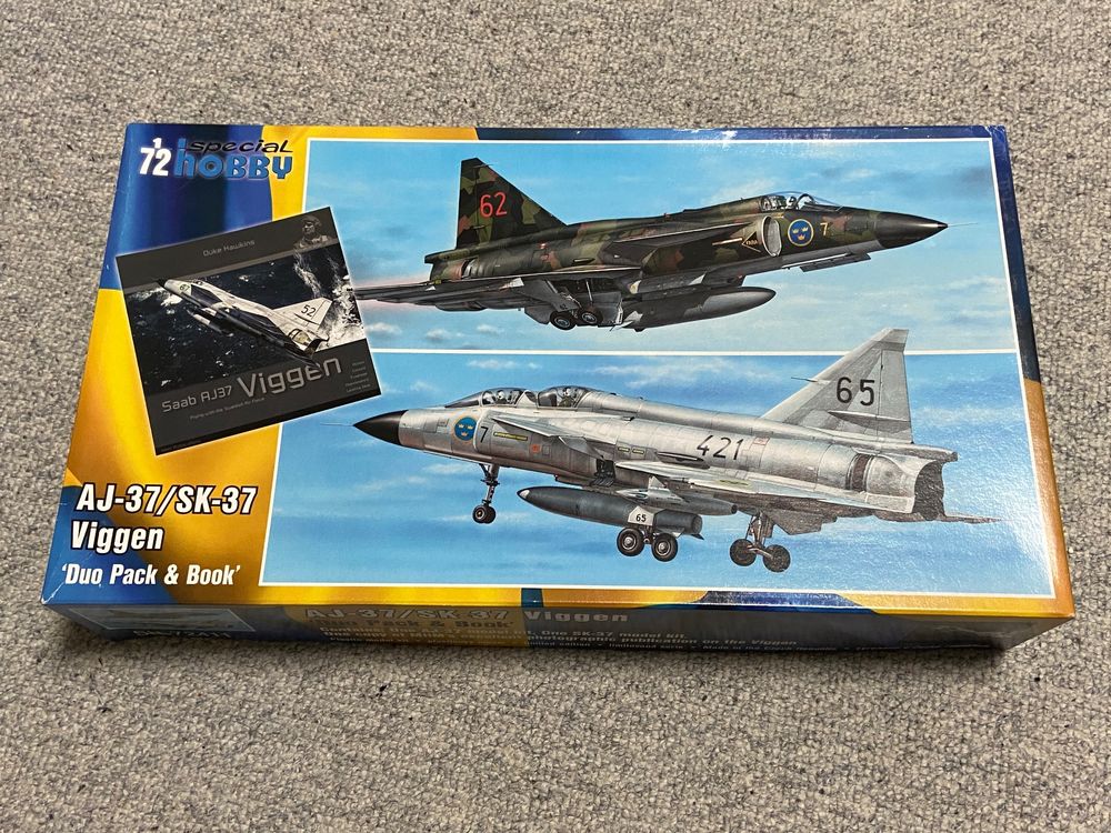 Modellbausatz AJ-37/SK-37 Viggen von Special Hobby in 1/72 (Neu (gemäss ...
