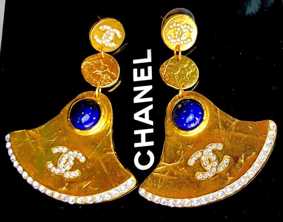 Chanel CC Logo Ohrstecker Original Mega | Kaufen auf Ricardo