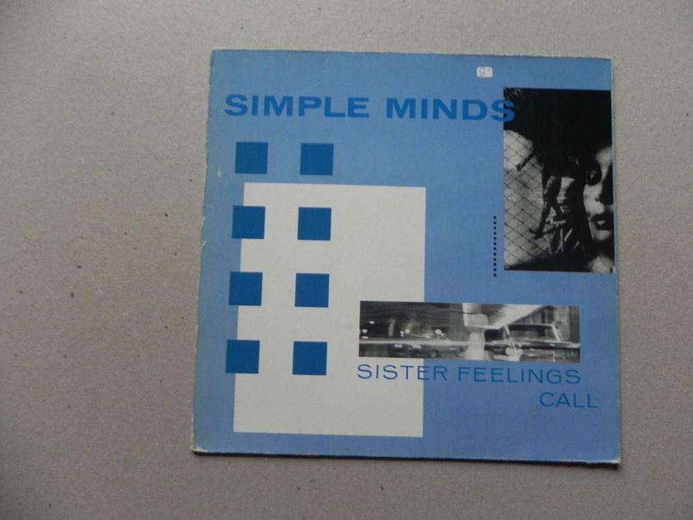 LP New Wave Synth Pop Rock Band Simple Minds 1981 Sister... | Kaufen ...