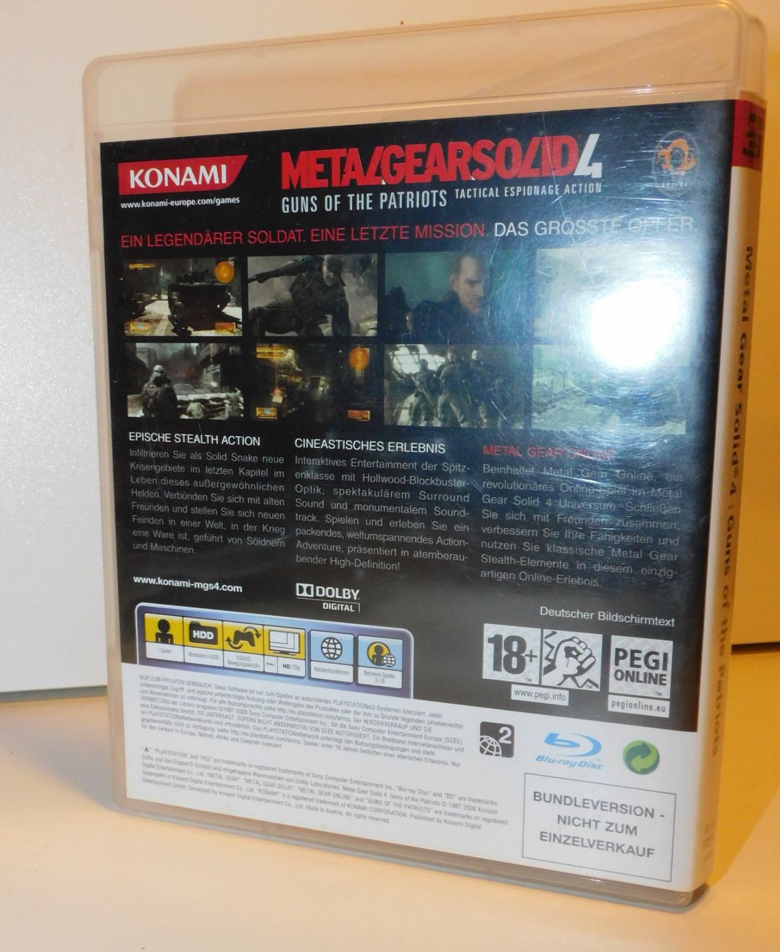 Game PS 3 Videospiel - Metal Gear Solid 4 - Game (Gebraucht) in Sursee ...