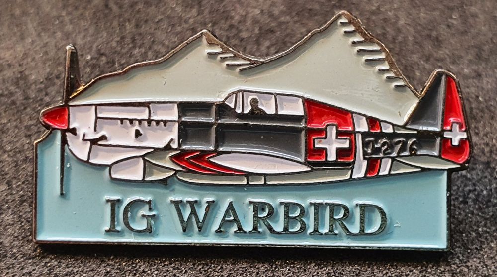 U028 Pin Flugzeug Swiss Air Force J-276 IG WARBIRD Nr. 107 (Gebraucht ...