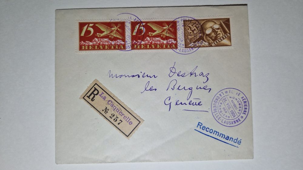 Schweizer Flugpost Brief | Kaufen auf Ricardo