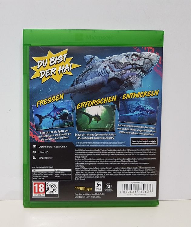 Maneater du bist der Hai friss dich an die Spitze Xb One (Gebraucht) in ...