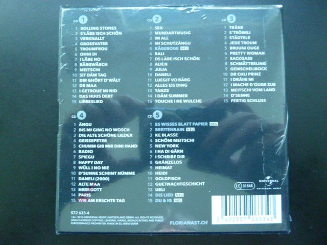 Florian Ast - Wunschalbum - Jubiläumsedition (5 CD's) | Kaufen auf Ricardo