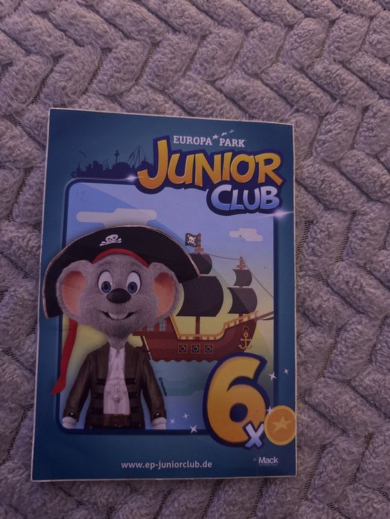 Europa Park Junior Club ep rust sticker kleber sammler stück (Neu und ...