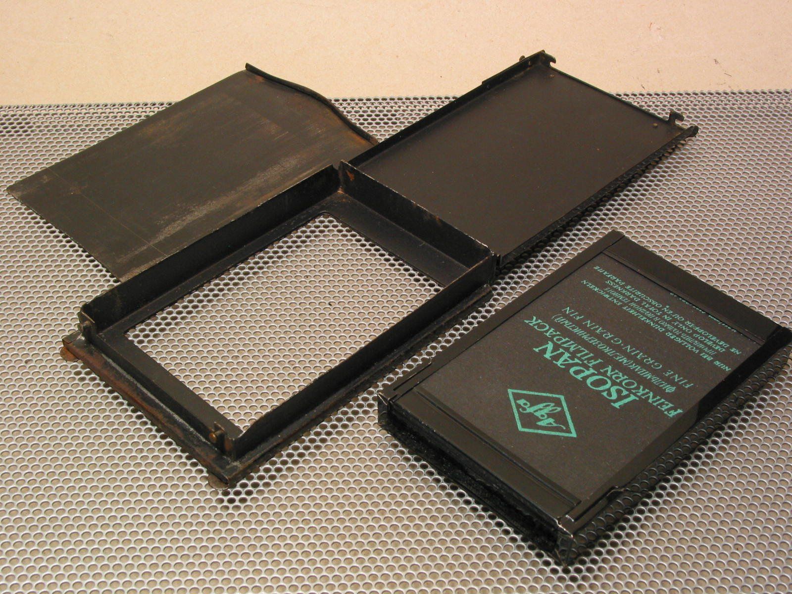 RADA 6x9cm 2x Filmpack-Kassette Agfa Planfilm Millionfalz (Gebraucht ...