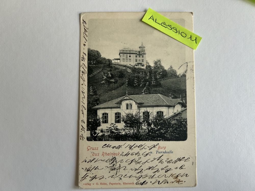 Gruss aus Rheineck 1901 5Fach Stempel Rar | Kaufen auf Ricardo