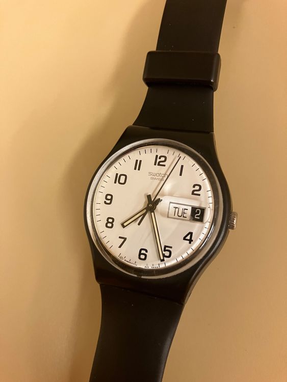 Swatch Day Date Schwarz, funktioniert (Defekt) in Schattdorf für CHF 12 ...