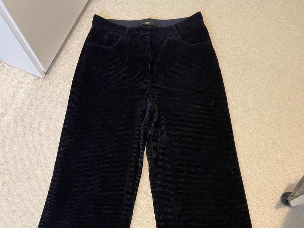 MAX Mara Cord Manchester Jeans High waist Wide Leg (Gebraucht) in ...
