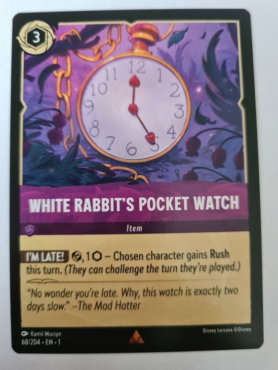 Lorcana, White Rabbit's Pocket Watch, 068/204-EN-1 | Kaufen auf Ricardo