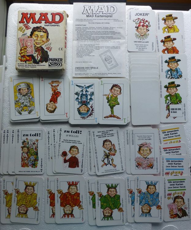 MAD - Kartenspiel 1980 von Parker - komplett - TOP (Gebraucht) in ...