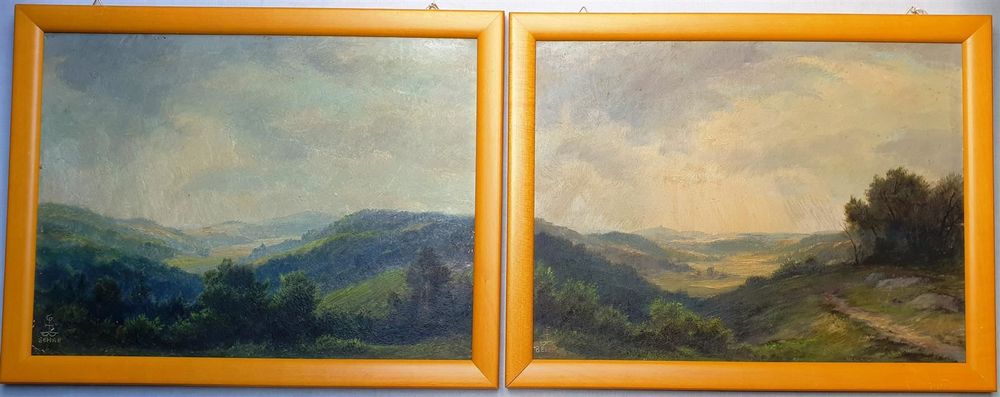 Gustav Behre Ölbilder Taunuslandschaften | Kaufen auf Ricardo