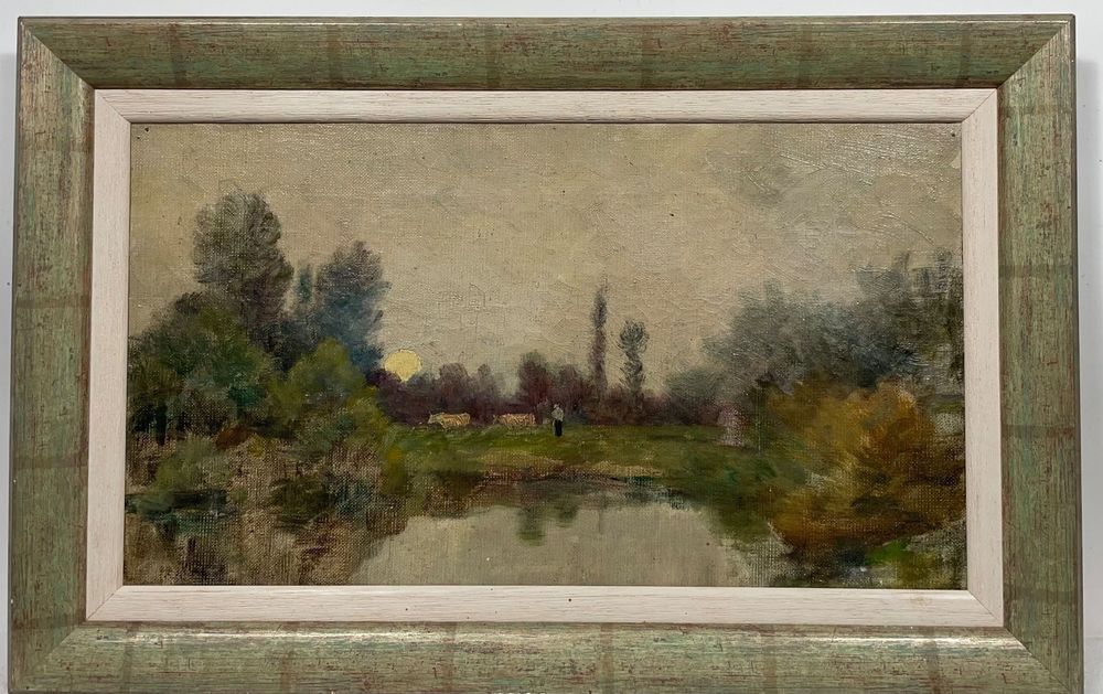 Gemälde mit faszinierendem Sujet unleserlich Signiert (Gebraucht) in Root für CHF 120 – mit ...