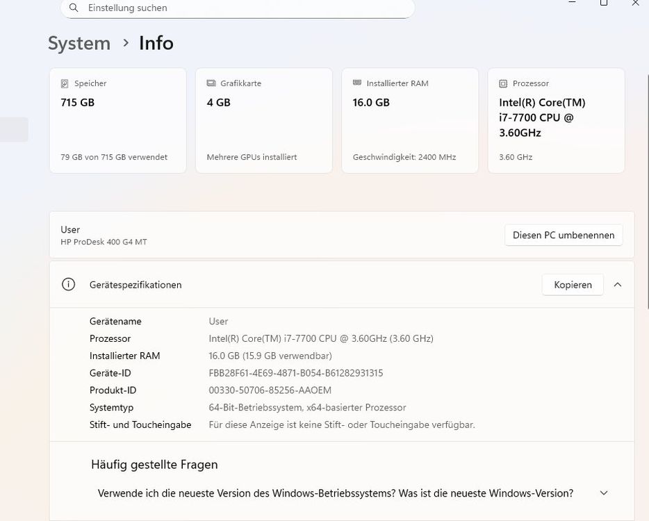 PC Refurbished HP G4 Gaming PC Office Nvidia GTX Nvme Window (Gebraucht ...