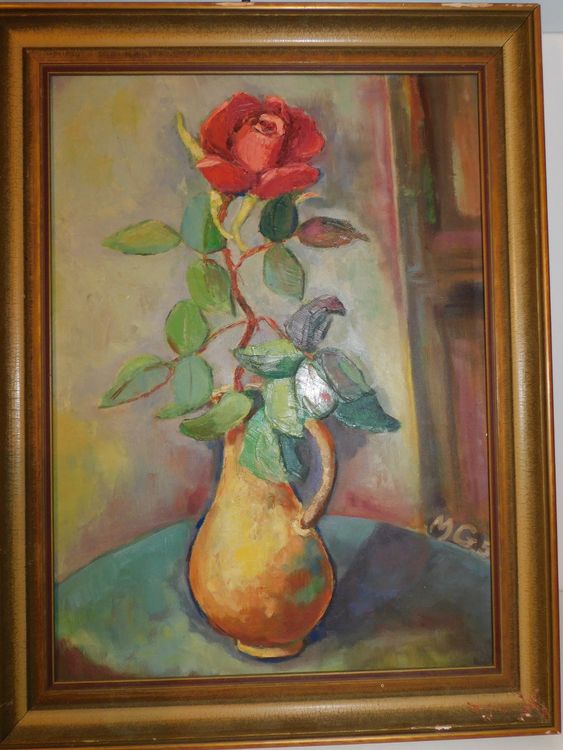 Kunst - Stilleben signiert datiert Gemälde Ölbild (Gebraucht) in Sursee für CHF 22 – mit ...