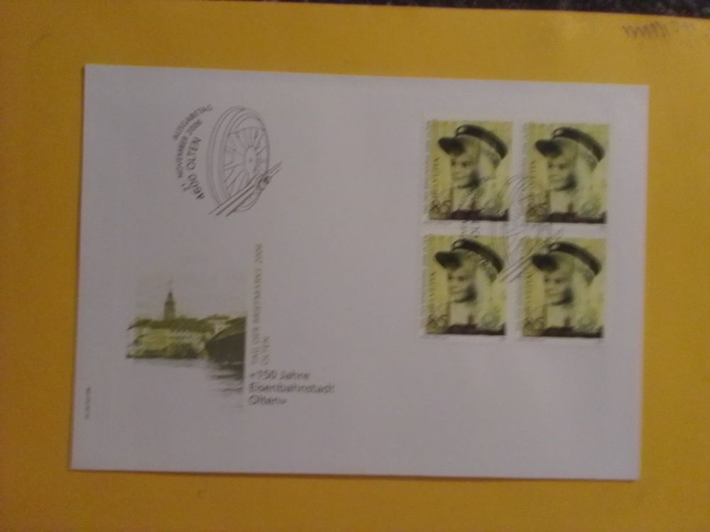 Sonderbrief 150 Jahre Eisenbahn Stadt Olten 2006 (A) | Kaufen auf Ricardo