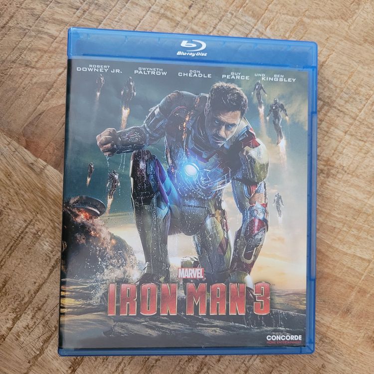 Iron Man 3 bluray marvel mcu disney robert downey jr. (Gebraucht) in ...